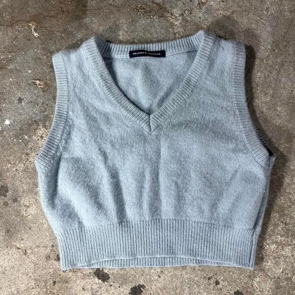 Brandy Melville | Sweaters | Y2k Baby Blue Brandy Melville Sweater Vest ...